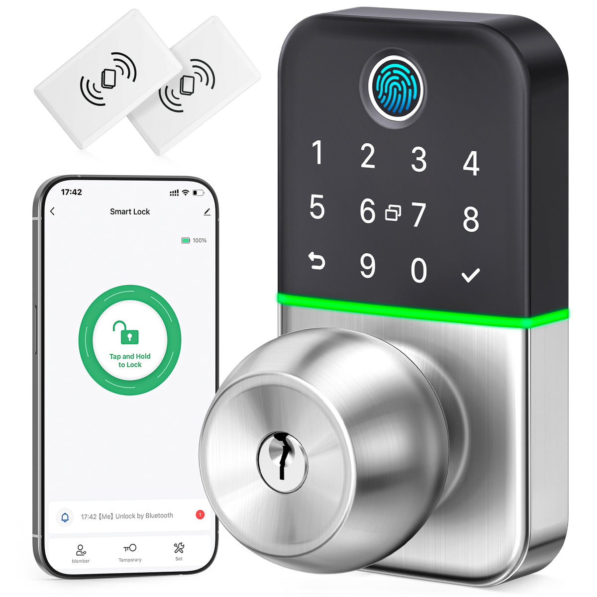 Smart Lock with Knob – KUCACCI