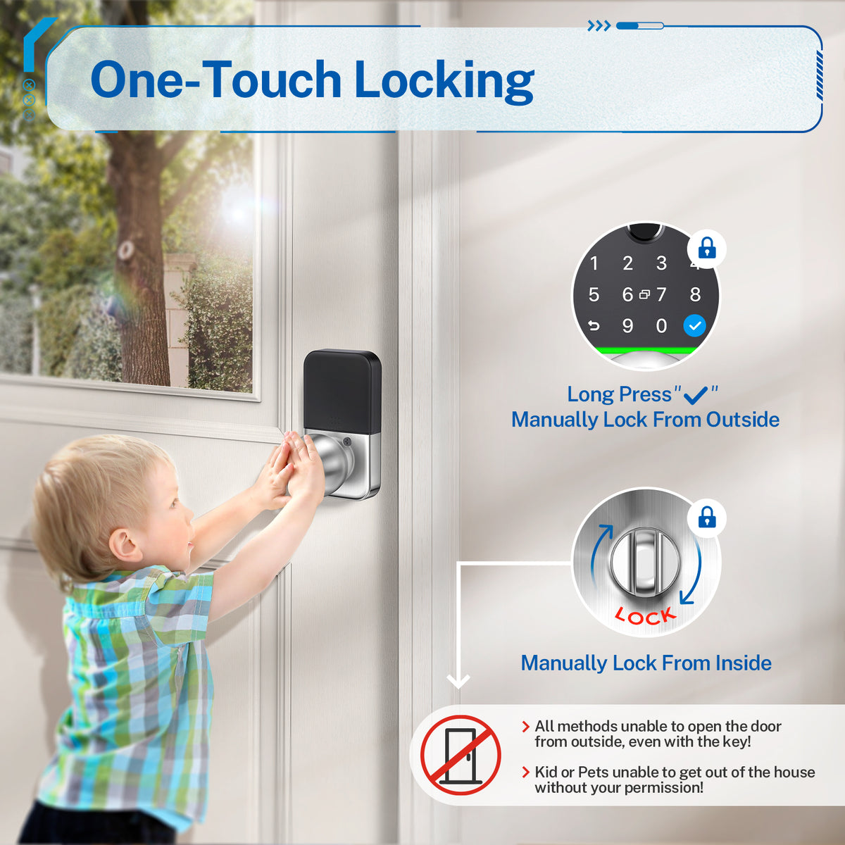 Smart Lock with Knob – KUCACCI